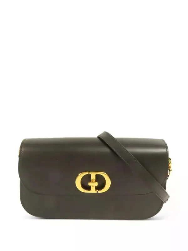 Dior 30 Montaigne Avenue Calfskin Shoulder Bag - Black