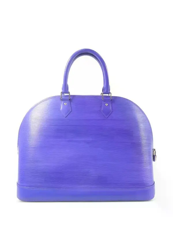 LOUIS VUITTON Alma Epi Tote Bag - Purple