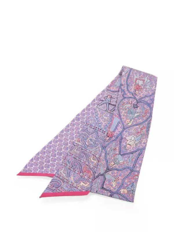 Hermès Maxi Twilly Printed Scarf