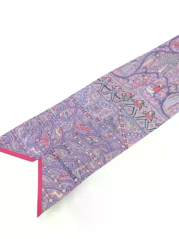 Hermès Maxi Twilly Printed Scarf