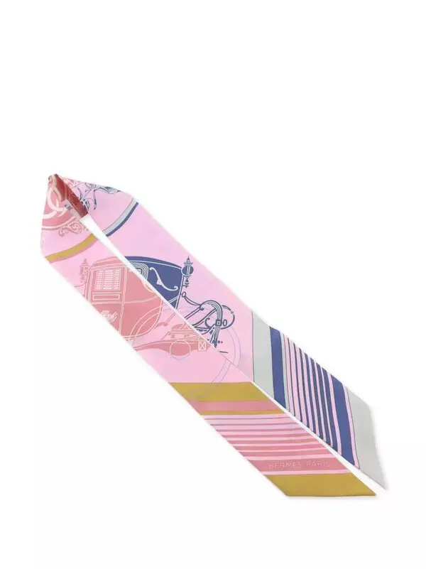 Hermès Silk Scarf - Pink
