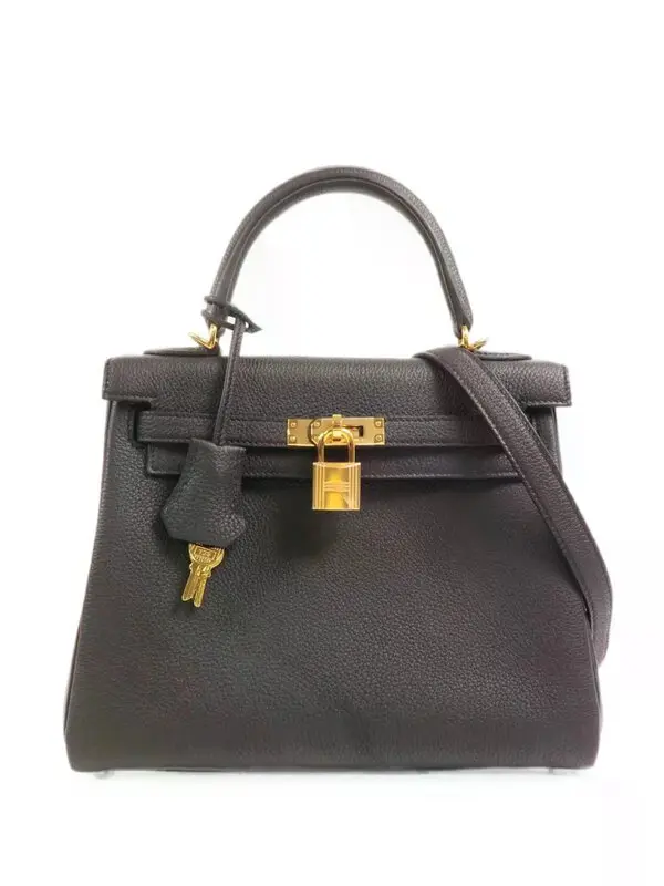 Hermès 2026 25 Kelly Tote Bag - Black