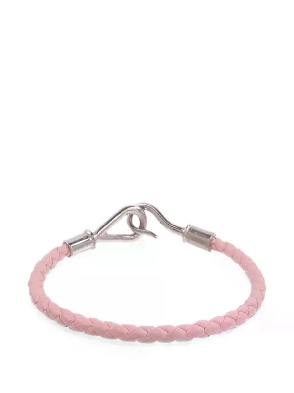 Hermès Jumbo Braided Leather Bracelet