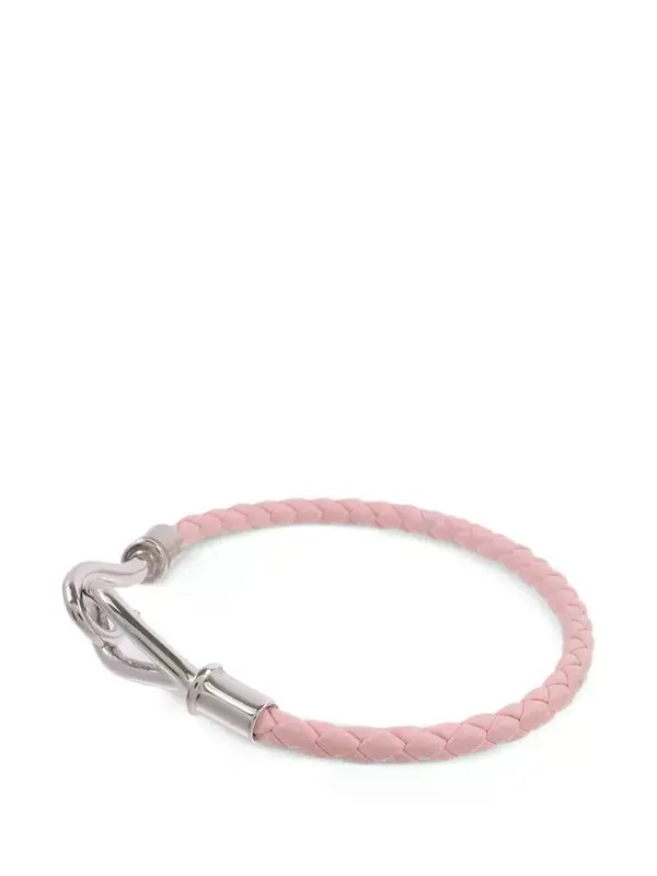 Hermès Jumbo Braided Leather Bracelet