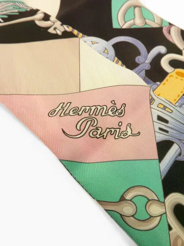 Hermès Silk Printed Scarf