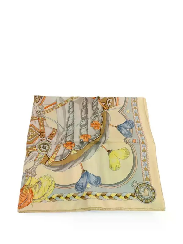 Hermès Harnais De Cœur Scarf