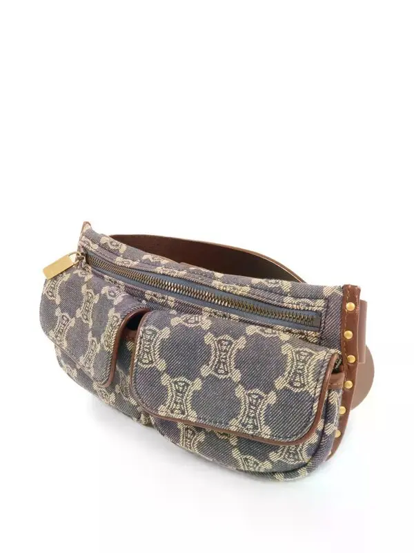 Celine Triomphe Denim Belt Bag