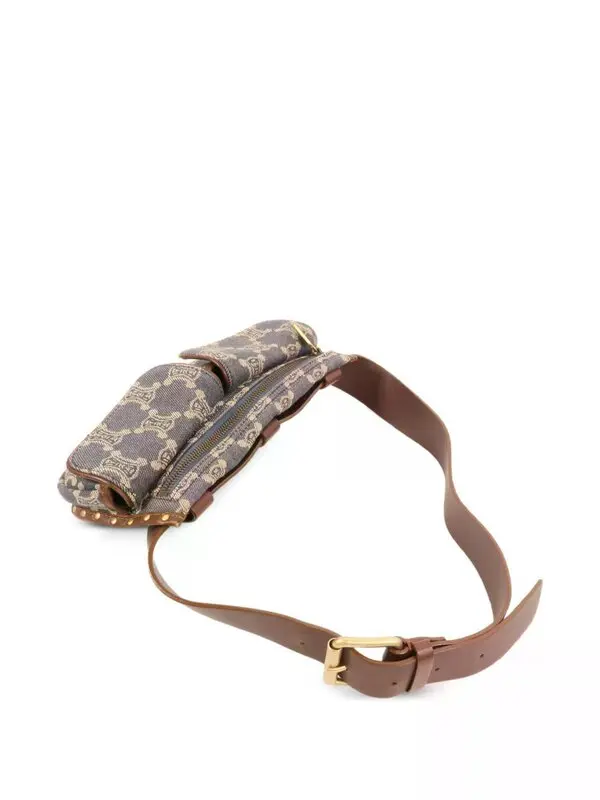 Celine Triomphe Denim Belt Bag