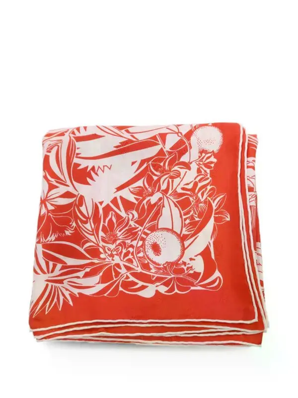 Hermès Flamingo Party Scarf