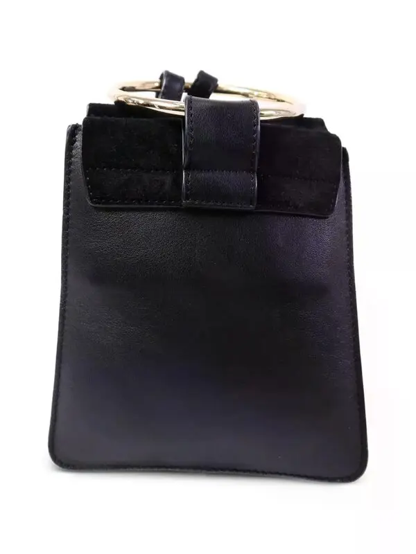 Chloé Faye Ring Detail Shoulder Bag - Black