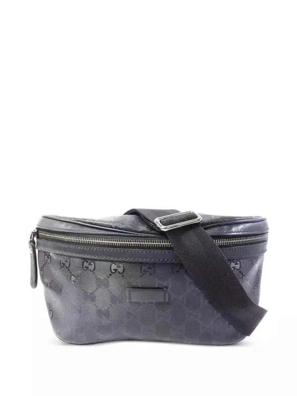 Gucci Gg Imprime Belt Bag - Black