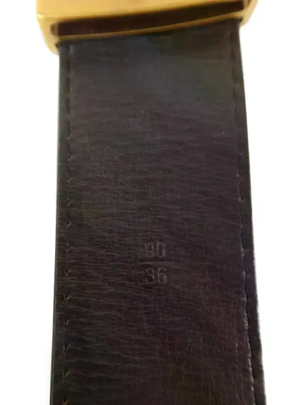 LOUIS VUITTON Logo-detail Leather Belt