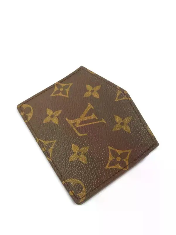 LOUIS VUITTON Tribal Mask Monogram-pattern Card Holder - Brown