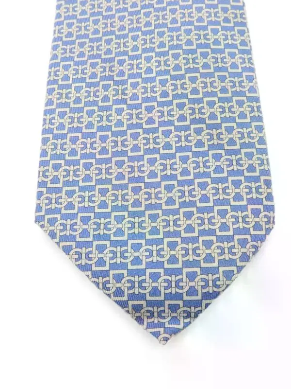FERRAGAMO Gancini Pattern Tie