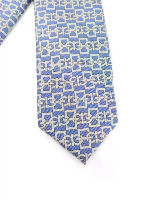 FERRAGAMO Gancini Pattern Tie
