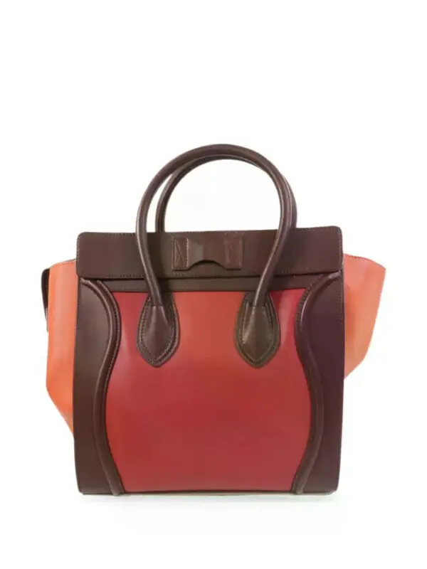 Celine Mini Luggage Leather Tote Bag