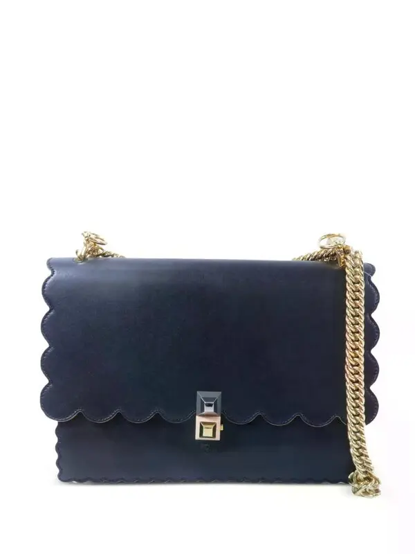 Fendi Kan I Scalloped Shoulder Bag