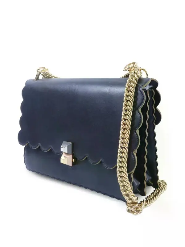 Fendi Kan I Scalloped Shoulder Bag
