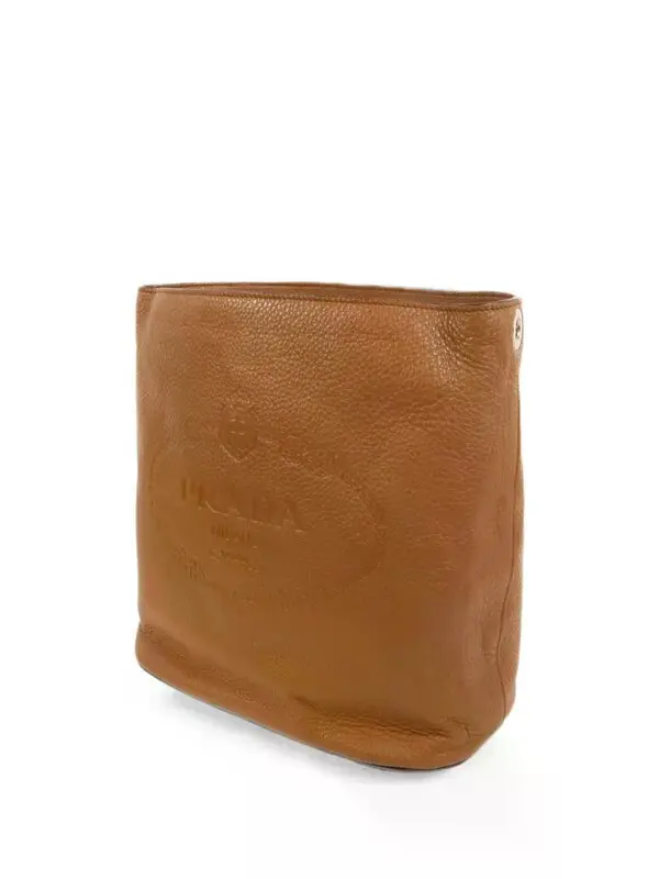 Prada Vitello Phenix Leather Shoulder Bag