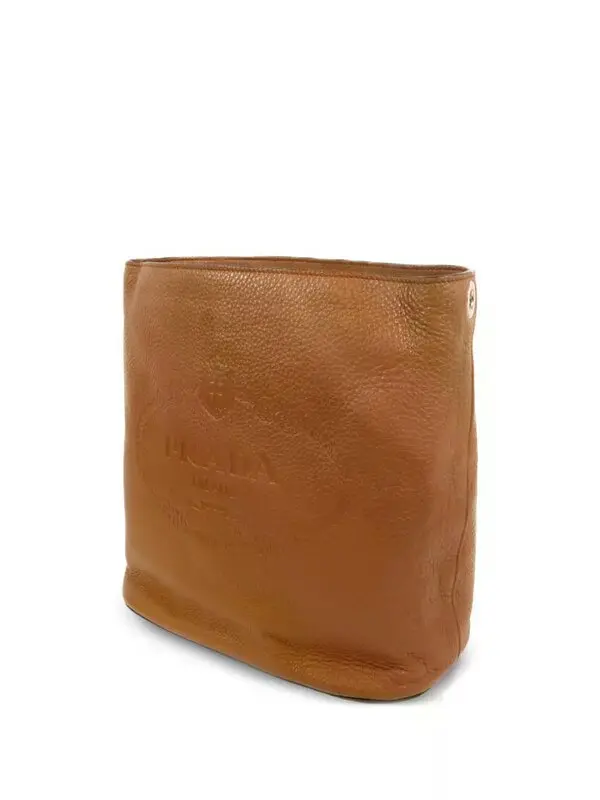 Prada Vitello Phenix Leather Shoulder Bag