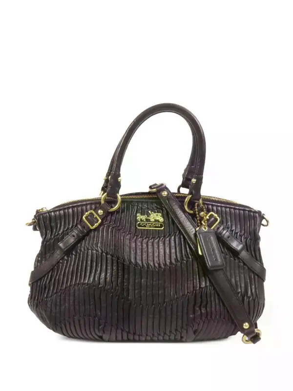 COACH VINTAGE Gathered Leather Shoulder Bag