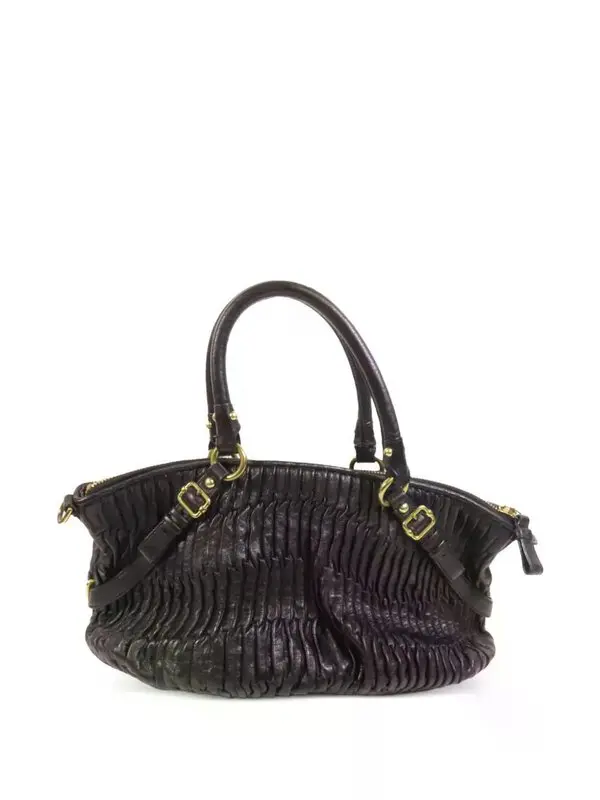 COACH VINTAGE Gathered Leather Shoulder Bag