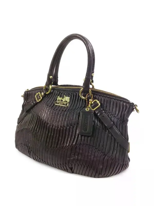 COACH VINTAGE Gathered Leather Shoulder Bag
