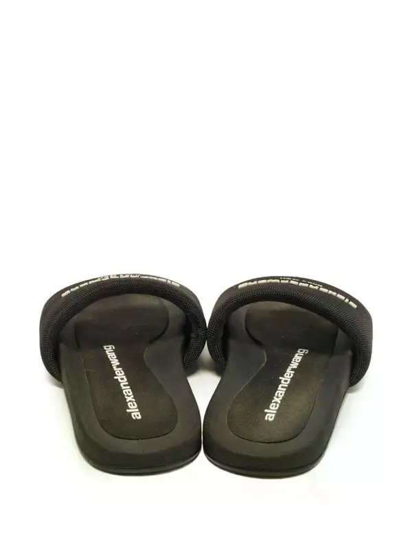 Alexander Wang Logo Embossed Slides