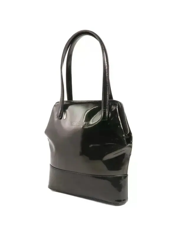 Versace Patent Leather Tote Bag