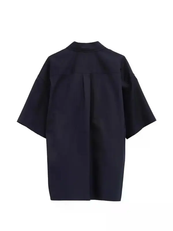 Loewe Anagram-embroidered Short-sleeve Shirt