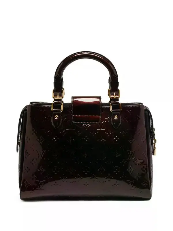 LOUIS VUITTON Monogram Vernis Tote Bag - Red