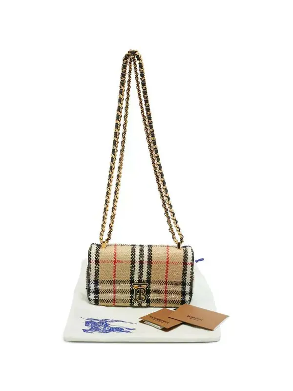 Burberry Mini Lola Crossbody Bag - Neutrals