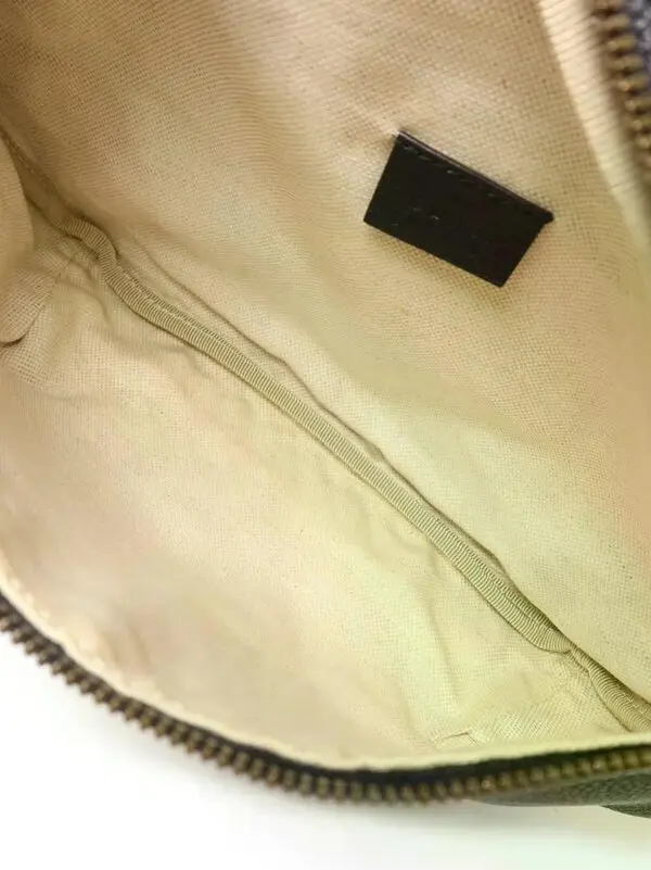 Gucci Gg Logo Print Belt Bag
