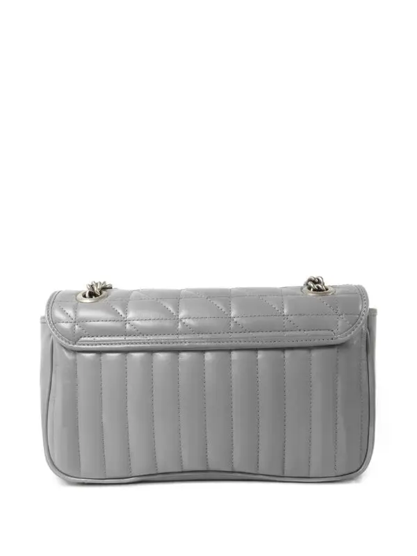 Gucci Gg Marmont Chain Shoulder Bag - Grey