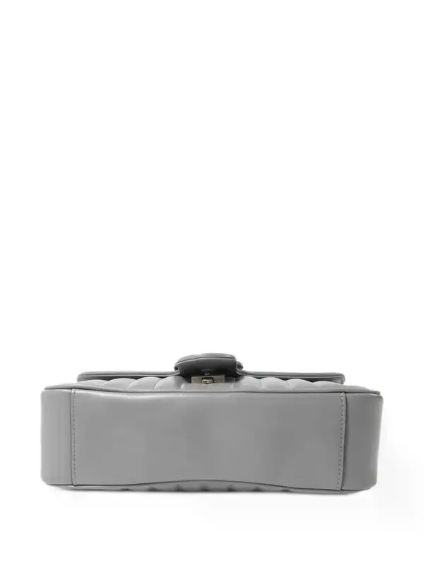 Gucci Gg Marmont Chain Shoulder Bag - Grey