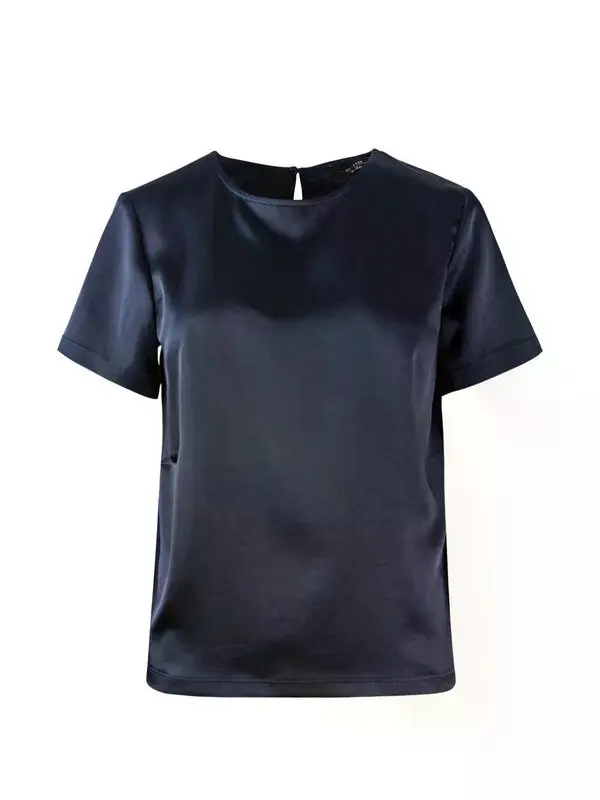 Max Mara Satin Finish Short Sleeve T-shirt