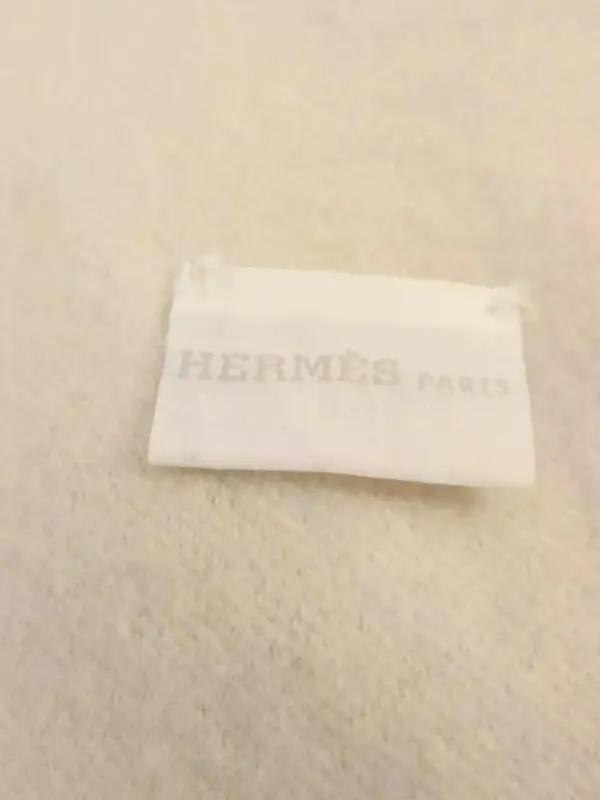 Hermès Fringed Cashmere Scarf