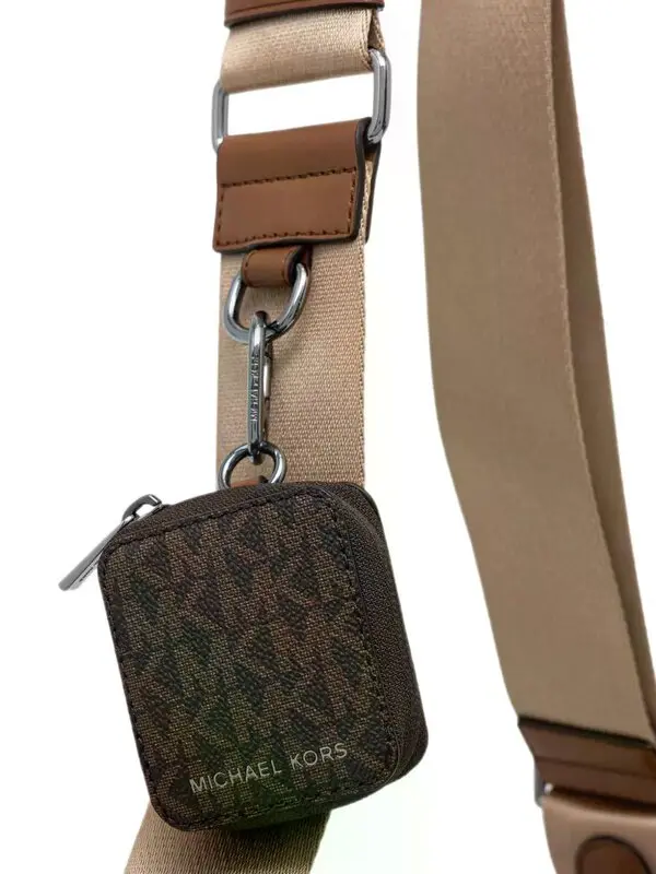 Michael Kors Hudson Monogram Print Shoulder Bag