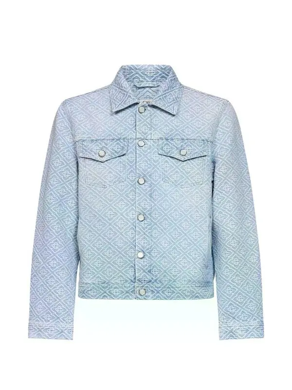 Casablanca Monogram-jacquard Denim Jacket