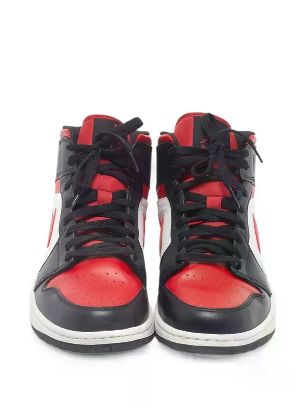 JORDAN 1 High-top Sneakers - Red