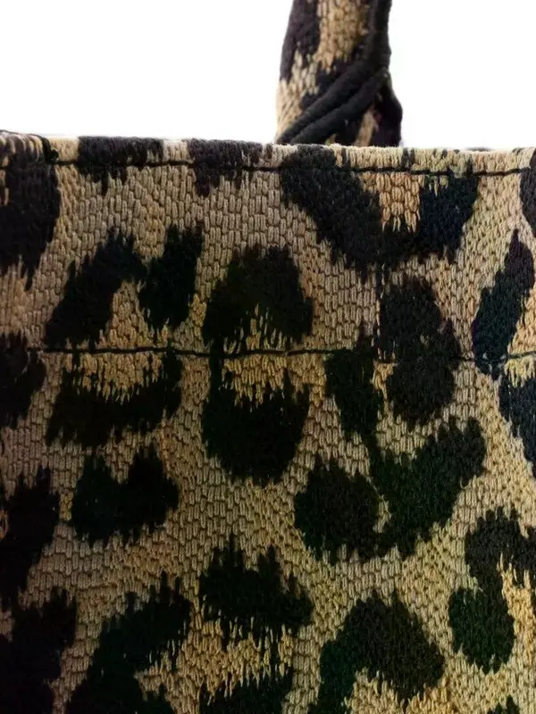 Dior Book Mizza Embroidered Canvas Medium Tote Bag