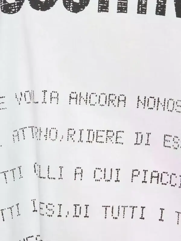 Moschino Logo-print Oversized Midi Dress