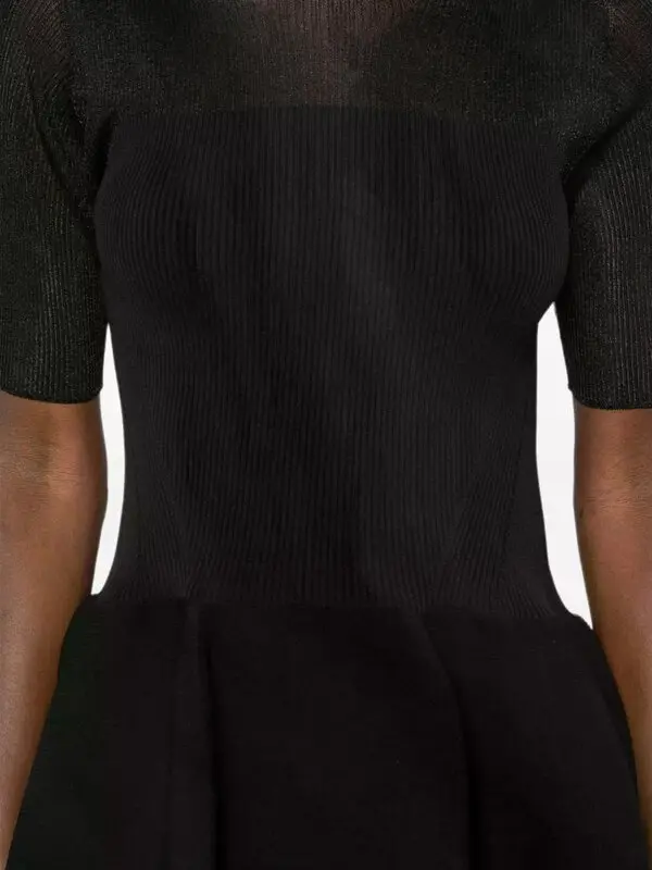 CFCL Pottery Lucent Ribbed Peplum Top