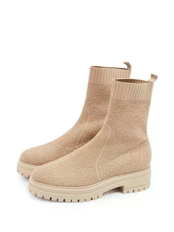 GIANVITO ROSSI Torrance Bouclé Ankle Boots