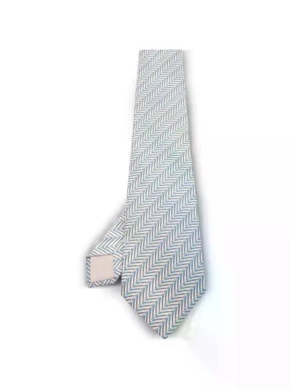 Hermès Silk Tie - Neutrals