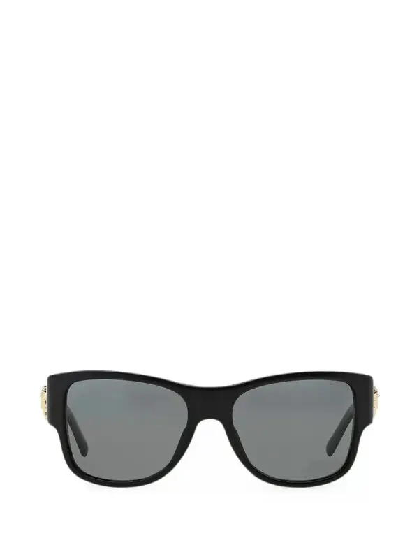 Versace Medusa Plaque Rectangle-frame Sunglasses