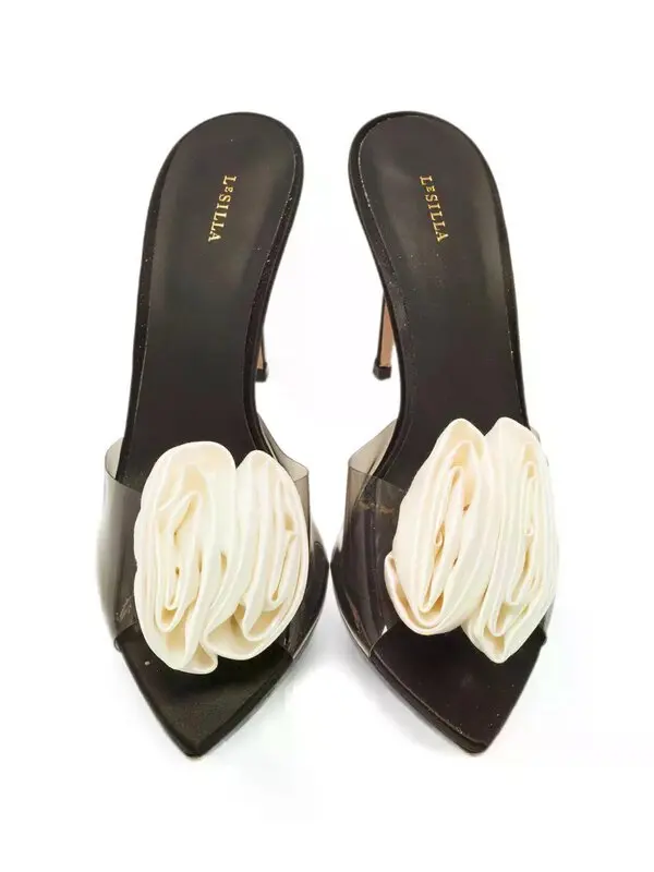LE SILLA Embellished Pointed Toe Stiletto Sandals