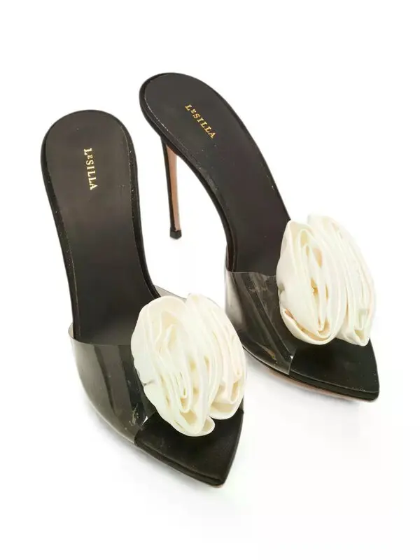 LE SILLA Embellished Pointed Toe Stiletto Sandals