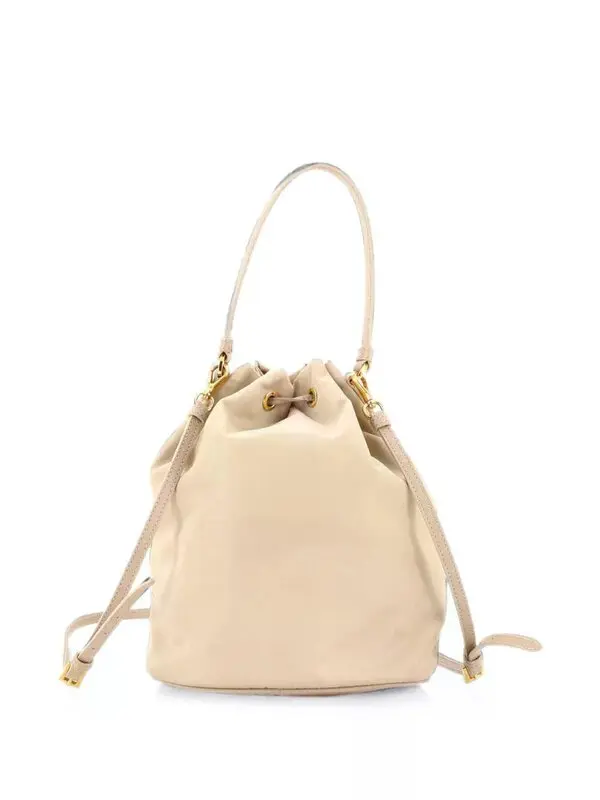 Prada Drawstring Tessuto Small Bucket Bag