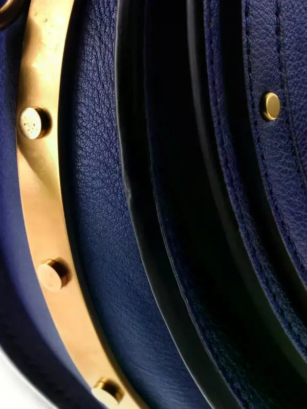 Chloé Nile Leather Mini Crossbody Bag - Blue